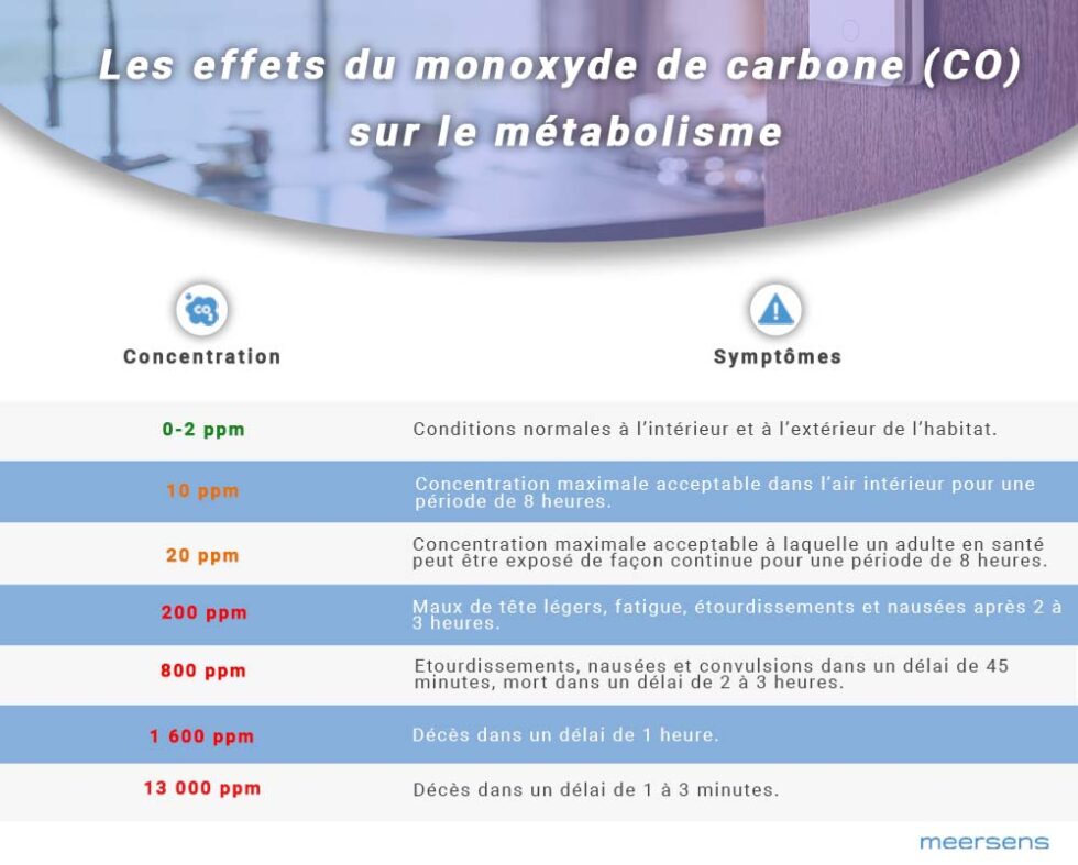 Le monoxyde de carbone : sources et impacts sur la santé | Meersens